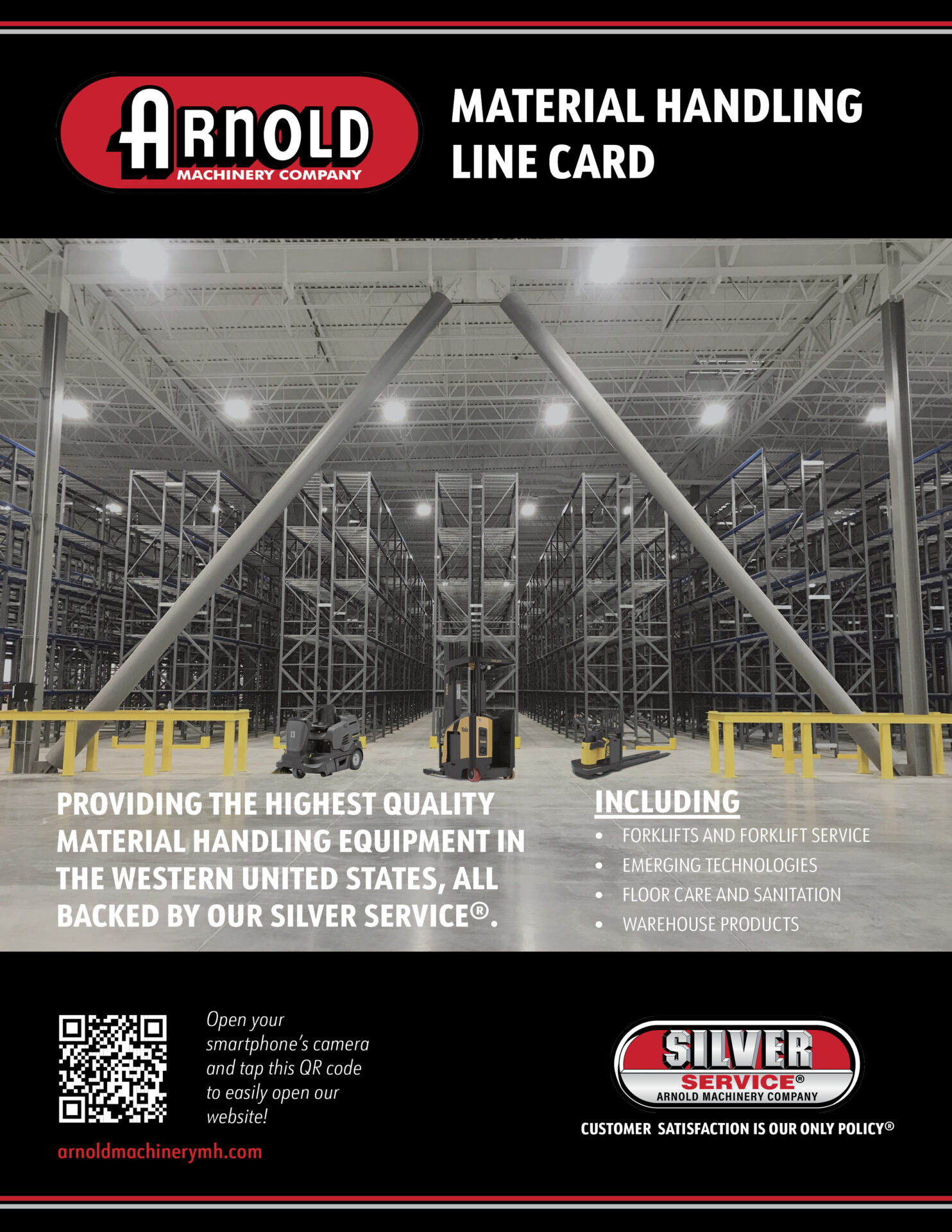 Arnold Machinery MH Line Card - Arnold Machinery